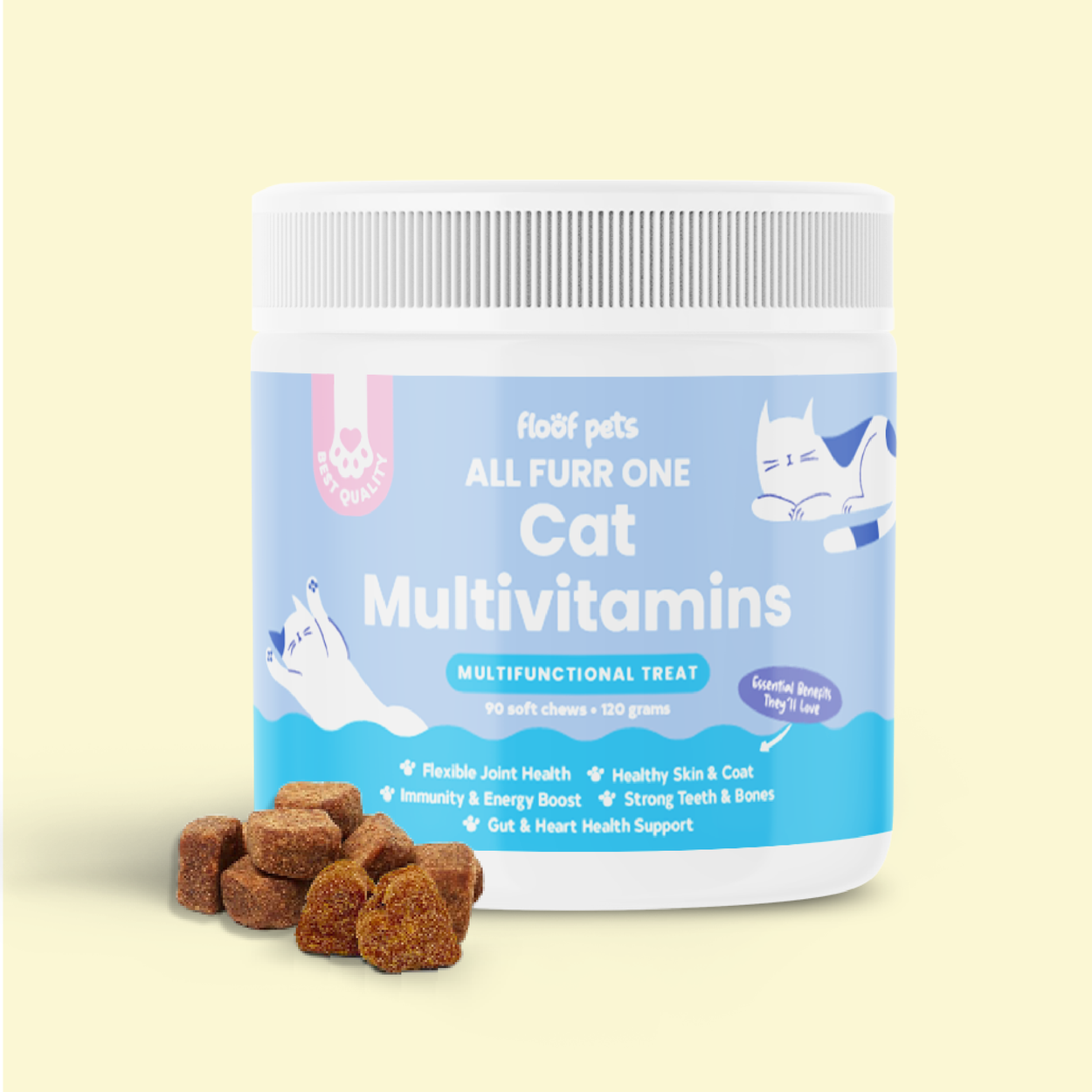 Floof Pets Organic Catnip and Dog Supplements