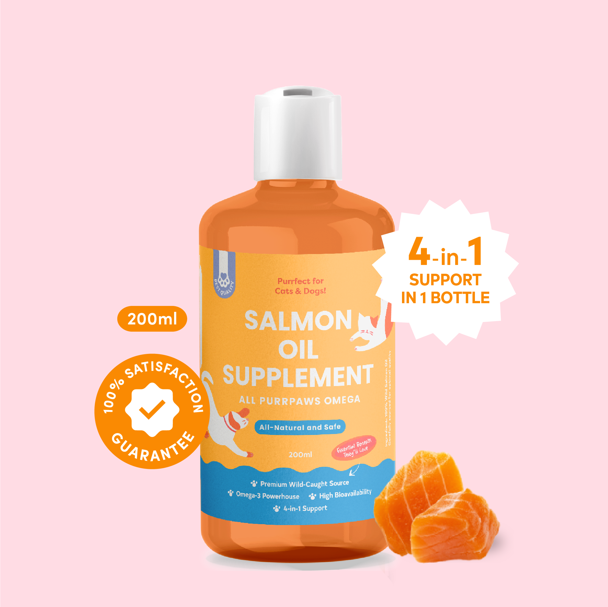 100% Wild Salmon Oil – Floof Pets