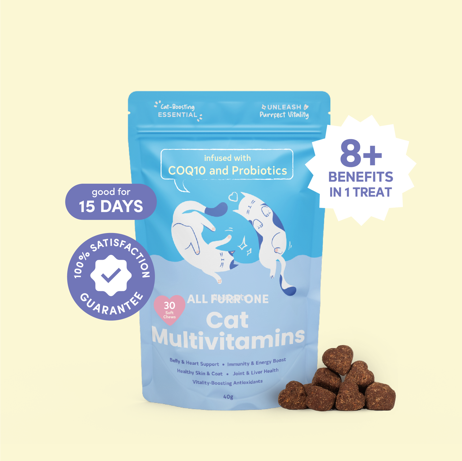 Floof Pets Organic Catnip and Dog Supplements